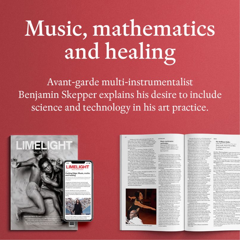 Limelight Magazine Australia Feature Story June 2023 - BENJAMIN SKEPPER